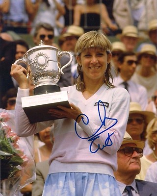 CHRIS EVERT TENNIS AUTOGRAPHED SIGNED 8X10 PHOTO #7 W/COA | eBay