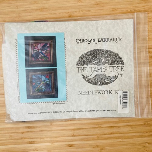 Tapis Tree Carolyn Barrani Needlework Cross Stitch Kit Dragonflies Two ...