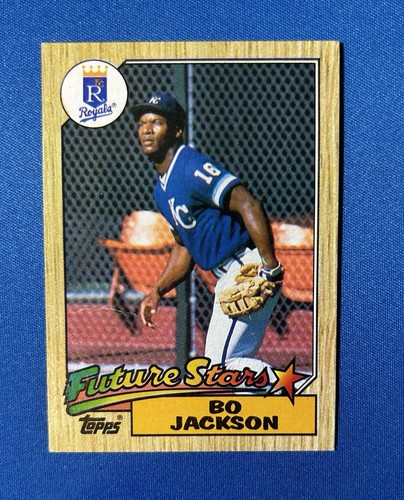 1987 Topps #170 Bo Jackson Rookie (RC) Future Stars Kansas City Royals ...