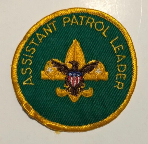 Vintage 1970's Boy Scouts Assistant Patrol Leader Patch | eBay