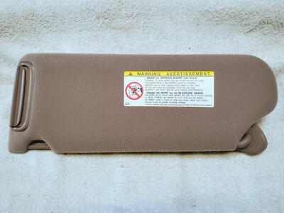 2001-2004 Toyota Sequoia SR5 Passenger's Sunvisor Sun Visor w/o ...