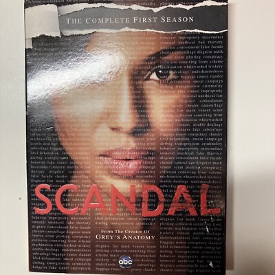 Scandal: The Complete First Season (DVD, 2012, 2-Disc Set) 786936823561 ...