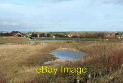 Photo 6x4 Pond near Hunmanby Sands Roundabout Hunmanby Moor c2016 | eBay UK
