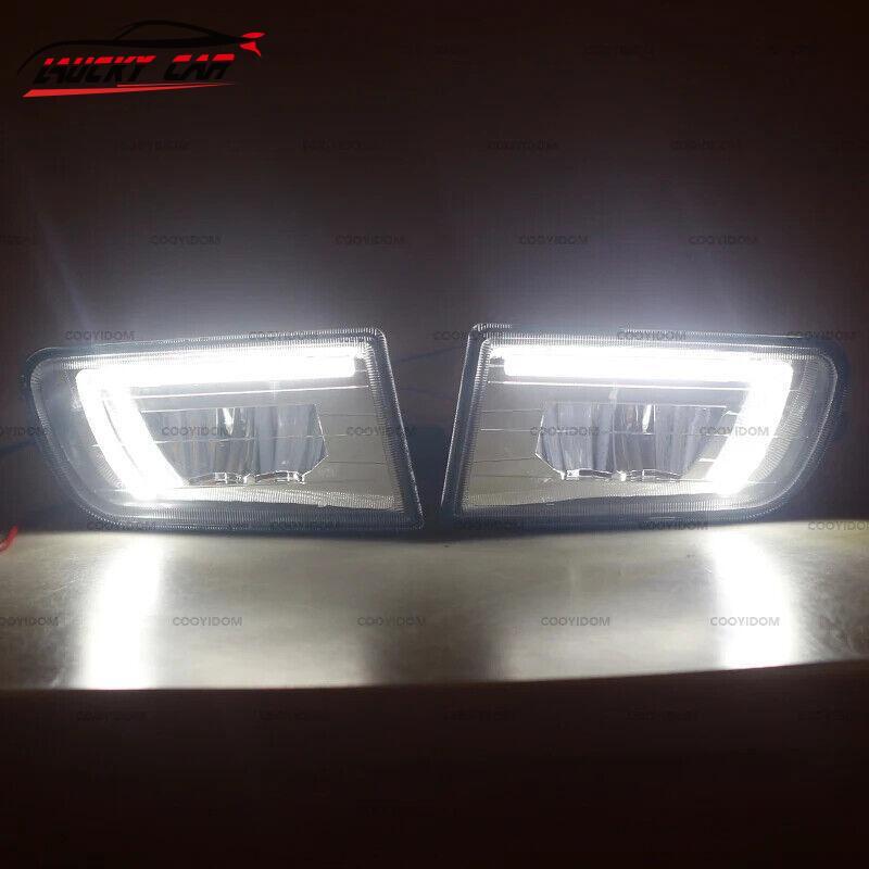 2Pcs Fits For toyota Corolla AE100 AE101 1993-1999 Led Fog Lights black ...