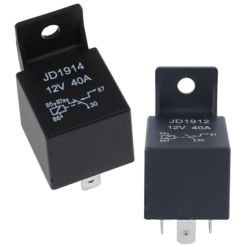 4 5 Pin 4P 5P 40A Waterproof Car Relay Relays DC 12V/24V Relay For Head ...