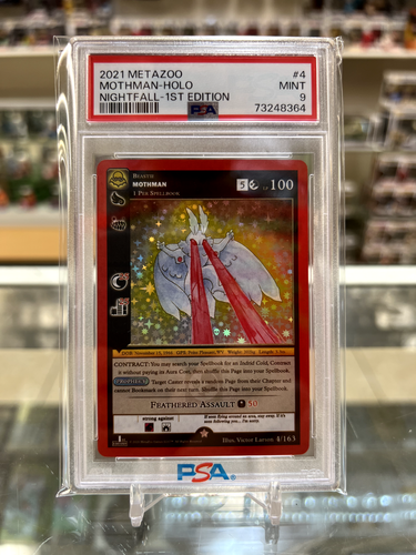2021 METAZOO MOTHMAN HOLO NIGHTFALL 1ST EDITION PSA 9 MINT | eBay