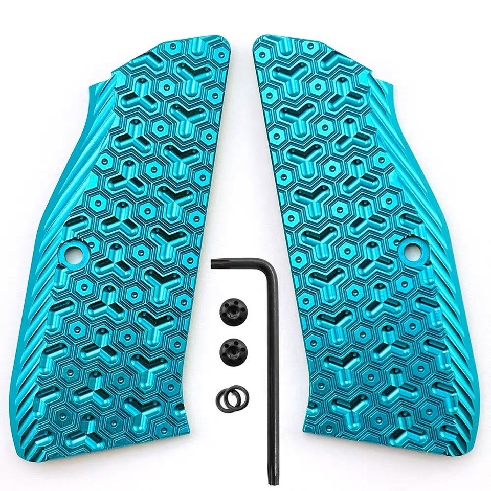 Aluminum Alloy CZ75 Grips for CZ 75 Full Size, SP-01 Series, Shadow 2 ...