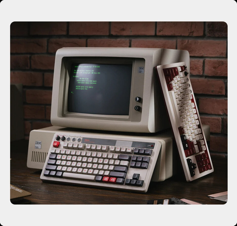 8BitDo Retro C64 Mechanical Keyboard, BT/2.4G/USB-C Gaming Keyboard ...