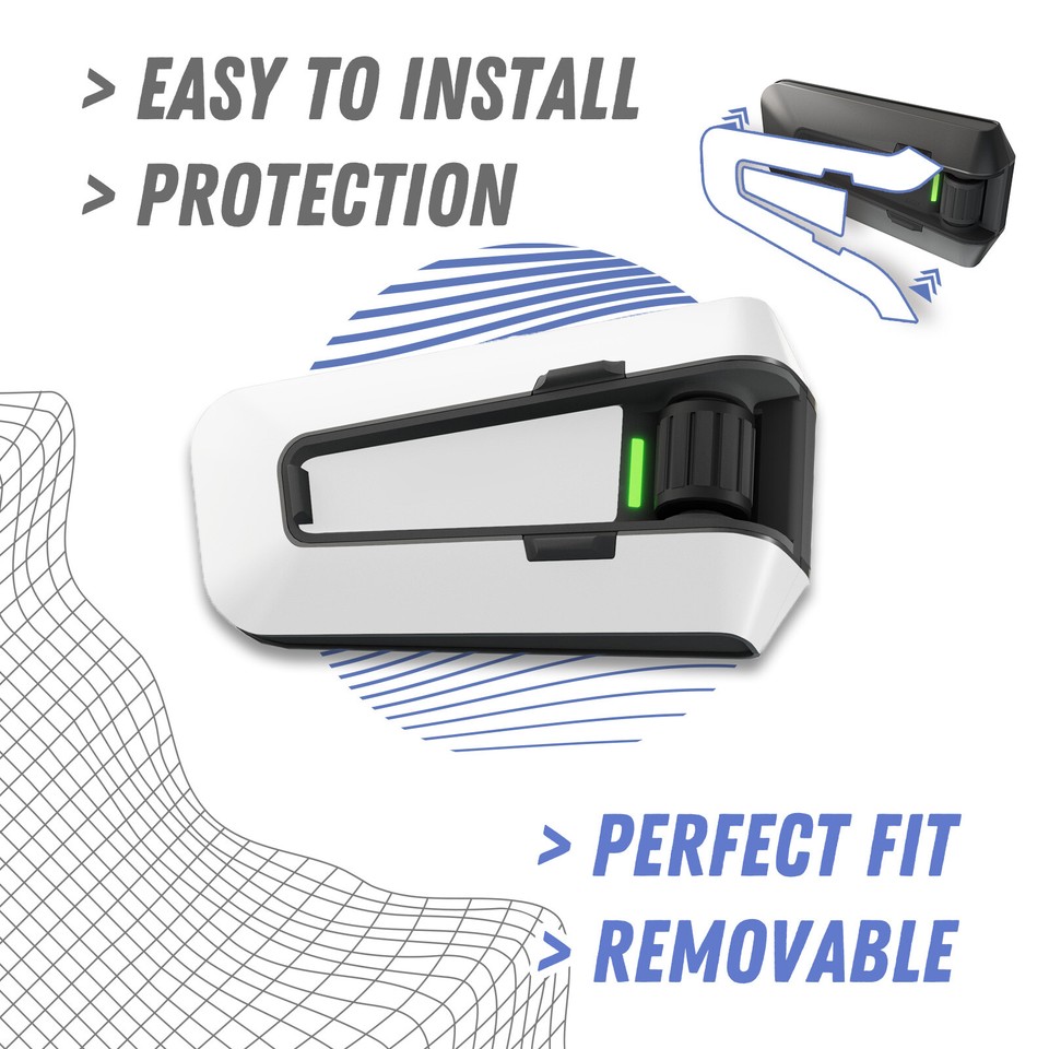 For Cardo Packtalk Edge Neo Pro Matte Skin Sticker Removable Minimalism ...