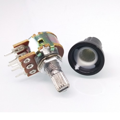 10 Units 100K B100K OHM Linear Taper Rotary Dual Potentiometer POT ...