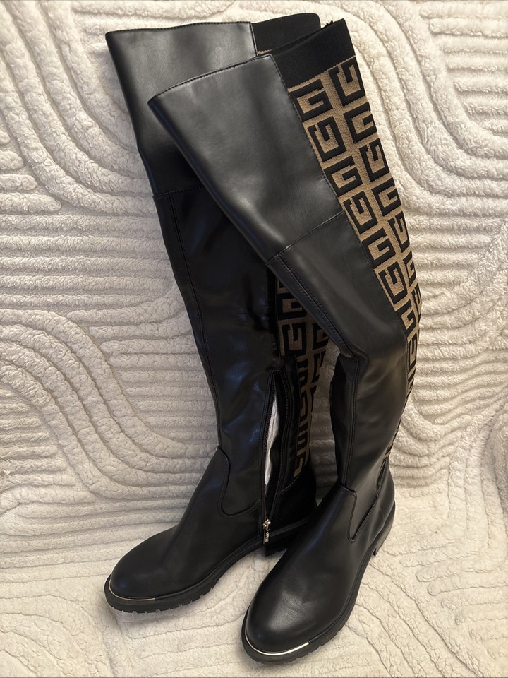 Boots Woman’s Guess Remone Over-the-Knee Boot, Womens Size 7M, Black ...