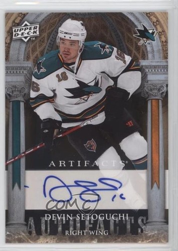 2009-10 Upper Deck Artifacts Autofacts Devin Setoguchi #AF-SE Auto | eBay