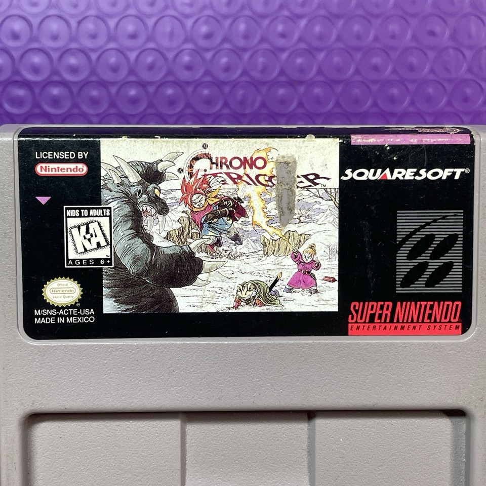 Chrono Trigger SNES (Super Nintendo, 1995) *New Battery* Authentic ...