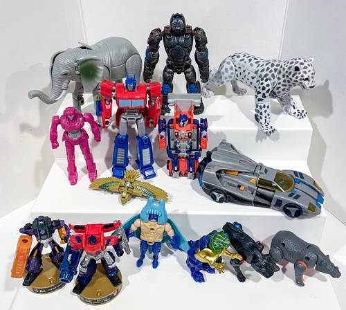 Vintage TRANSFORMERS figure Lot 14 Figures BEASTWARS Heroclix MORE | eBay