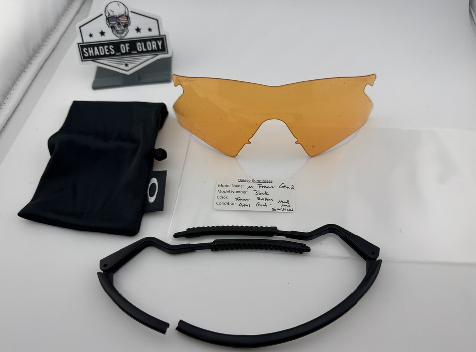OAKLEY M FRAME GEN 2 MATTE BLACK PERSIMMON HEATER VINTAGE SUNGLASSES ...