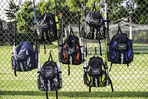 Rawlings | SAVAGE Backpack Equipment Bag | T-Ball/Youth Black / Silver ...