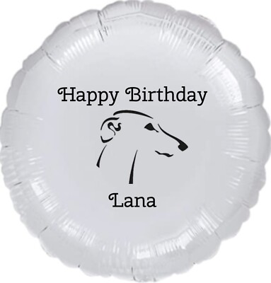 Whippet Personalised Birthday Balloon Decoration Any Occasion Dog | eBay