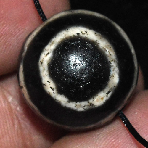 Big Ancient South East Asian Pyu Culture Etched Agate Bead in Perfect ...