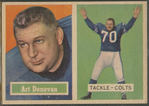 1957 Topps #65 Art Donovan Baltimore Colts Hall-of-Fame | eBay