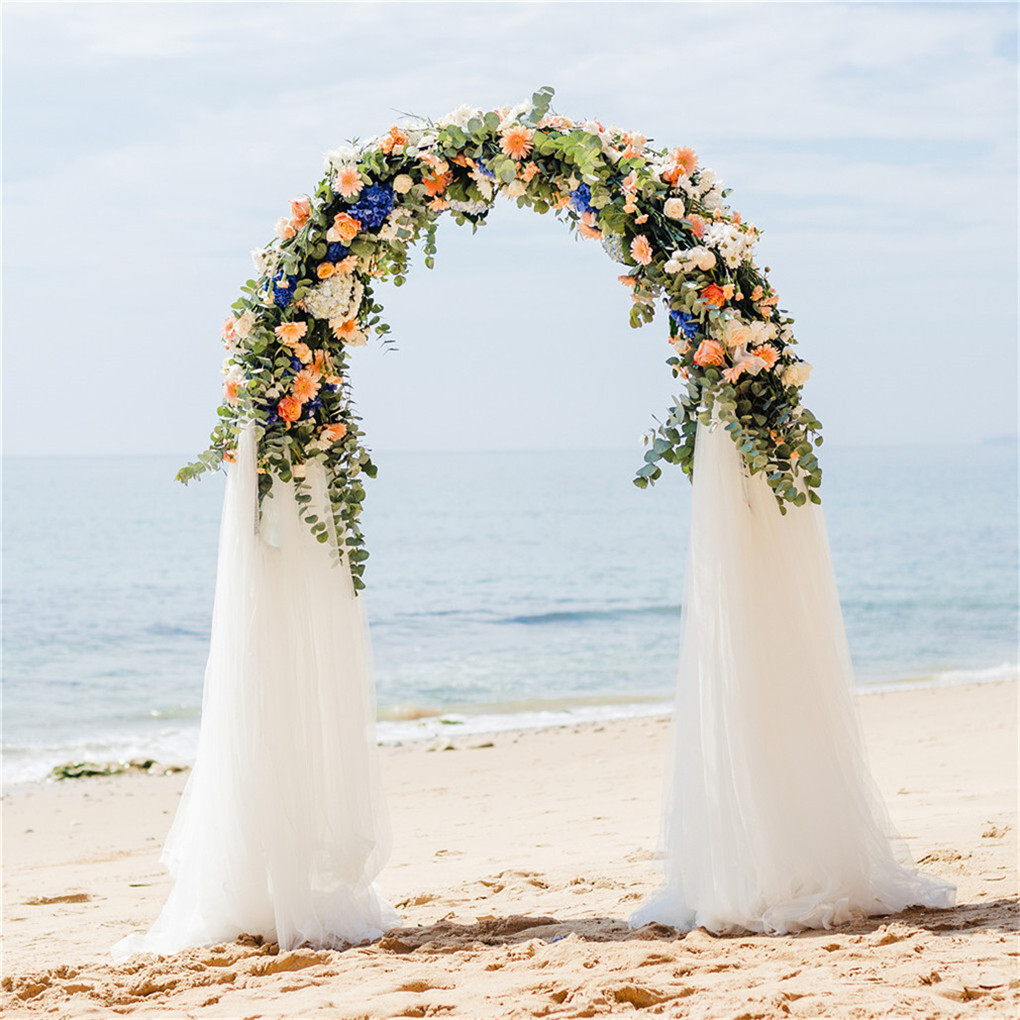 Wedding Bridal Floral Background Arch Outdoor Anti-rust Metal Garden ...