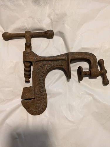 ANTIQUE NUT CRACKER cast iron PERFECTION NUT CRACKER CO. from Waco TX ...