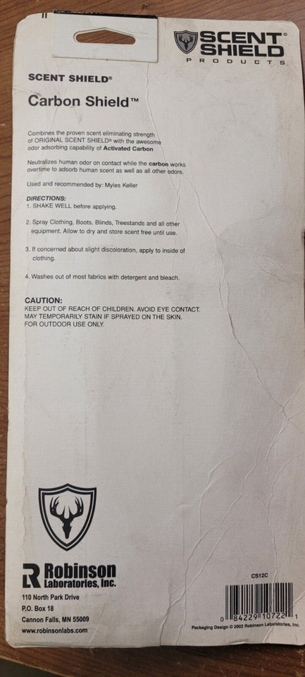 Scent Shield Carbon Shield Total Scent Elimination Spray 12 fl oz | eBay