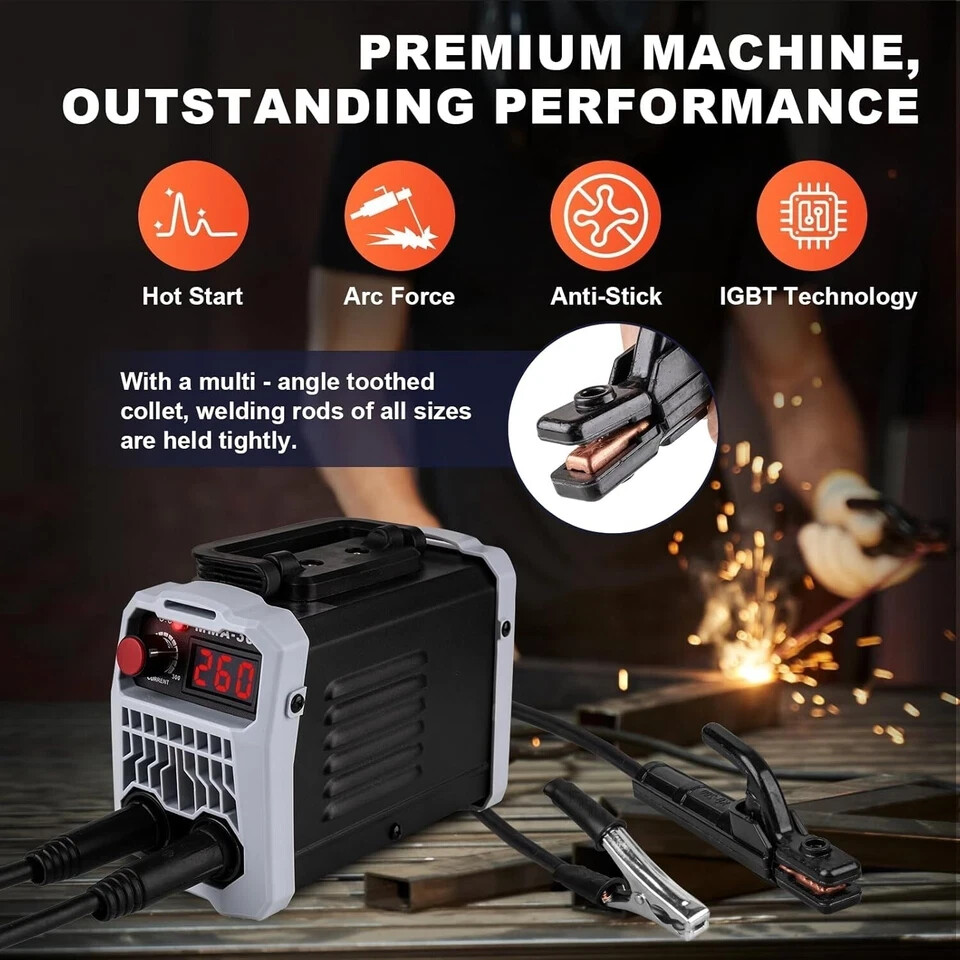 BetyBedy Stick Welder, Portable Mini Welding Machine, 110V MMA-300Amp ...
