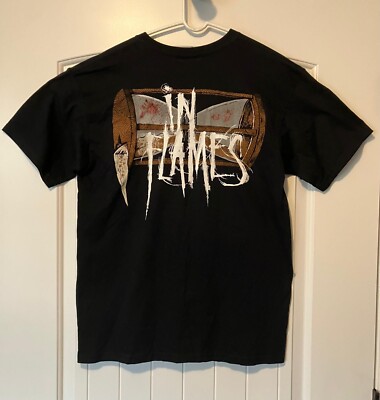 In Flames Band Graphic T-Shirt – Size Large Brand-New Anvil - Black | eBay