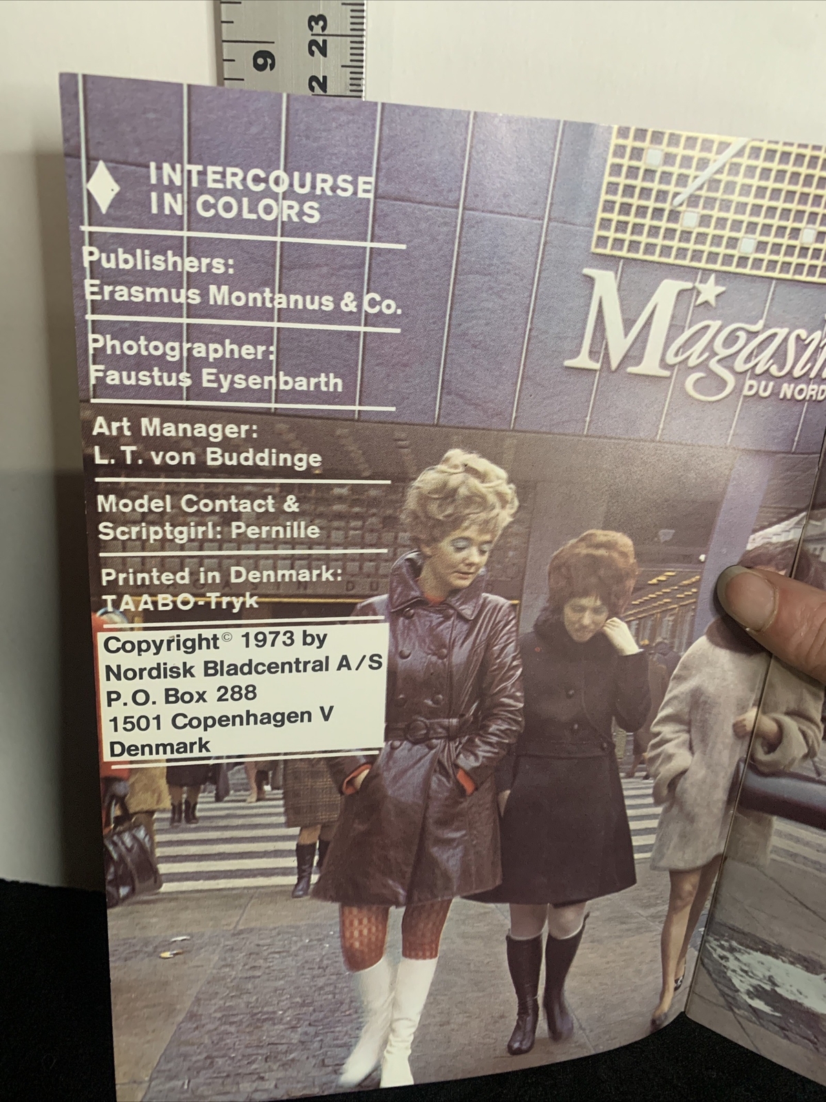 Vintage Adult Magazine Intercourse In Colors Number 21 Rare Denmark