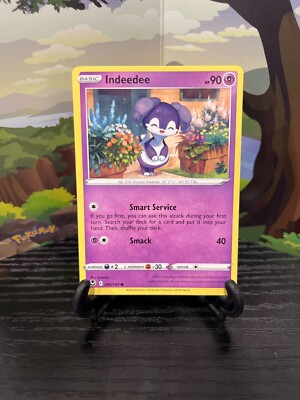 Indeedee 086/195 - Silver Tempest - Common - Pokemon Card TCG - LP | eBay