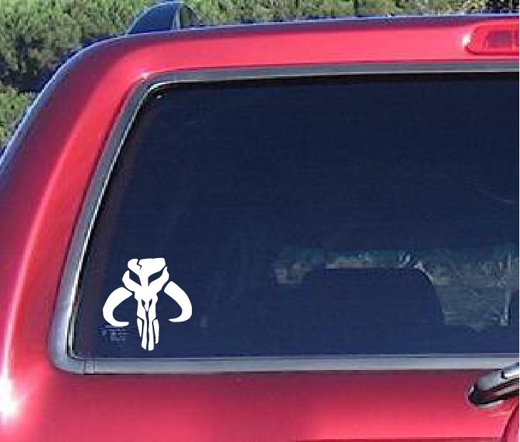 BANTHA SKULL Vinyl Decal Sticker (Buy 1 Get 2nd free Boba Fett Star ...