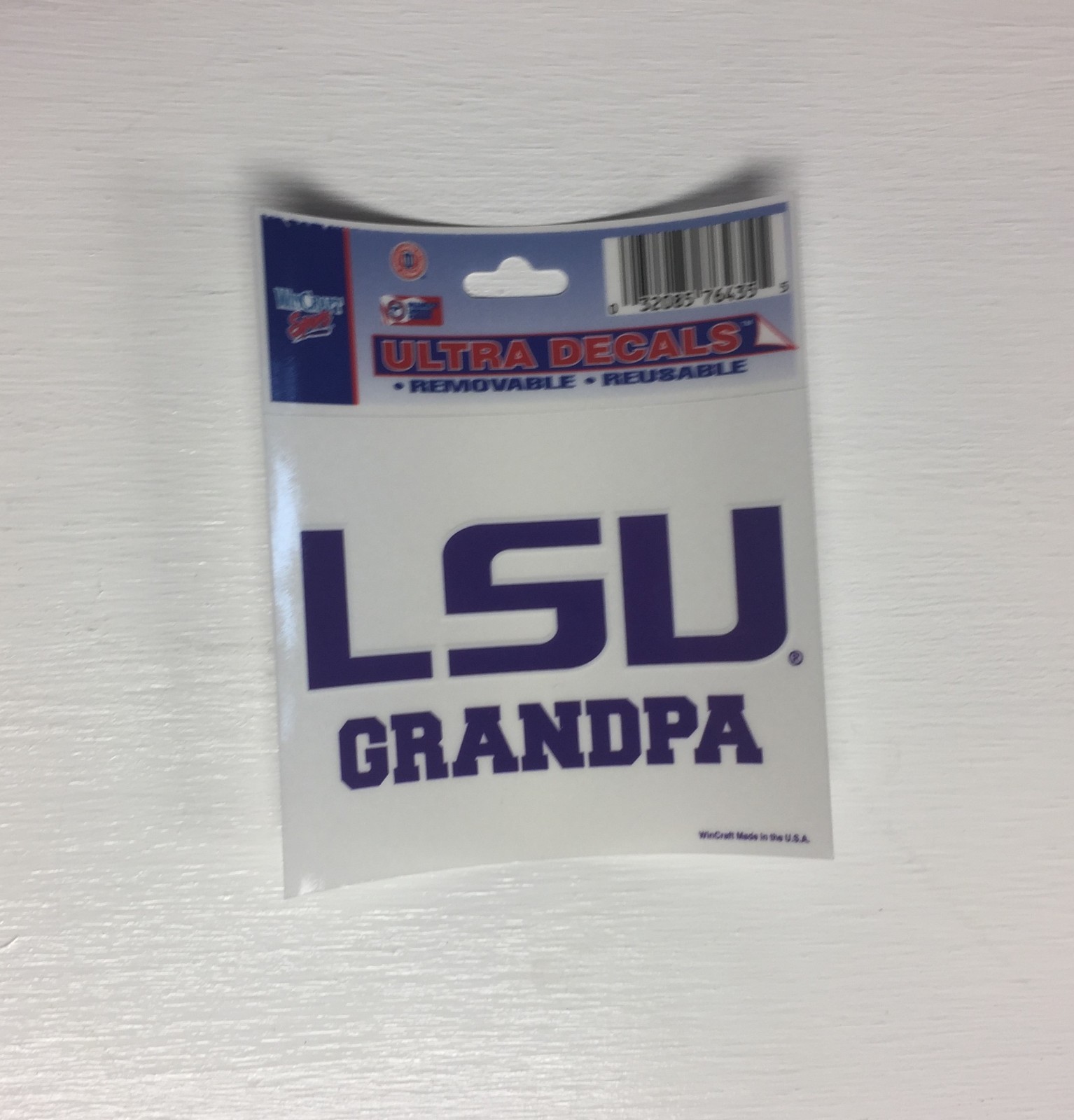 LSU Tigers "LSU Grandpa" 3" x 4" Multi Use Decal Window, Car or Laptop ...