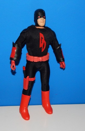 CUSTOM MEGO BLACK SUIT DAREDEVIL MARVEL COMICS NETFLIX | eBay