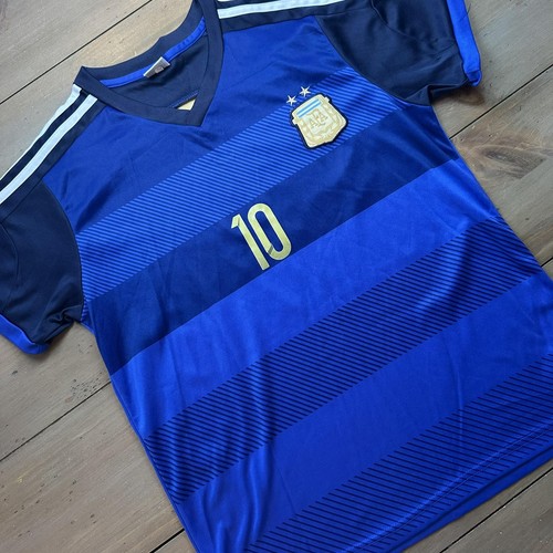 Argentina National Team Soccer Jersey Blue AFA Messi 10 Away Short ...