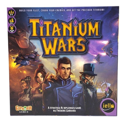 Titanium Wars Board Game Strategy & Diplomacy Iello 2013 Steampunk ...