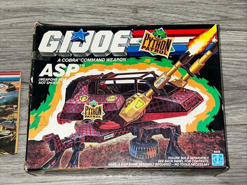 1989 Gi Joe Python Patrol ASP New In Box. Sealed Baggies RARE! | eBay