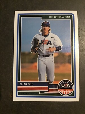 2023 Stars & Stripes Talan Bell Base Card 18U National Team | eBay