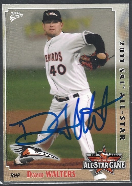 2011 MultiAd Sports SAL All-Stars David Walters #23 IP autograph signed ...