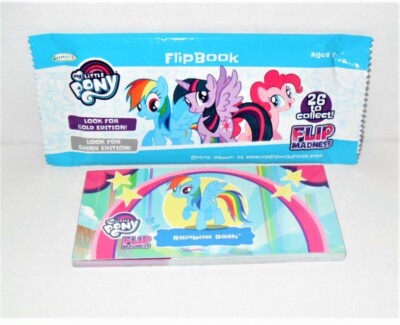 MY LITTLE PONY FLIP BOOK FLIP MADNESS SINGLE BASE EDITION RAINBOW DASH ...