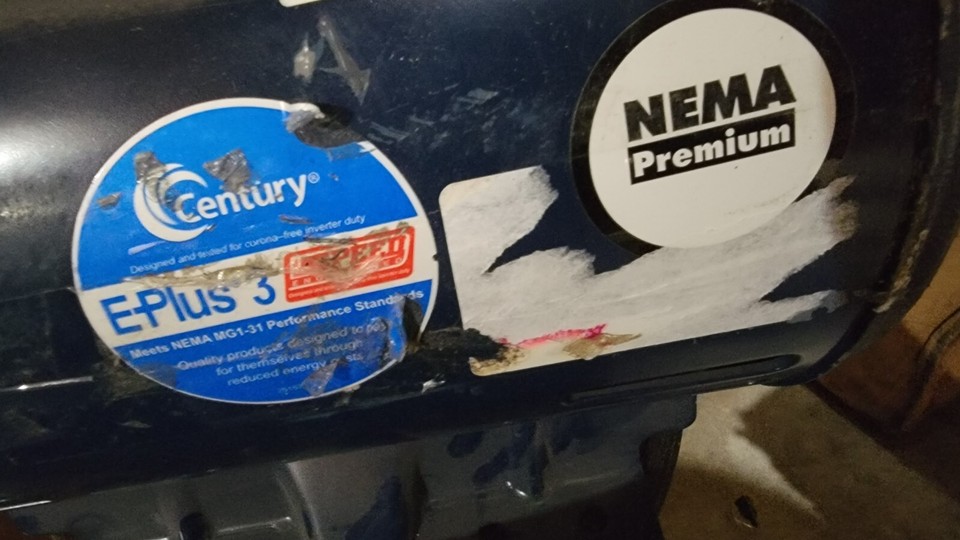 10HP 1800 RPM Continuous Duty Motor 230V 460V 3P HD64FK654 S215T MOGB ...