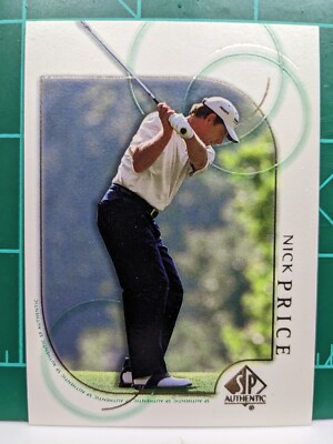 Nick Price 2001 SP Authentic # 29 PGA Tour Golf Upper Deck Vintage Card ...