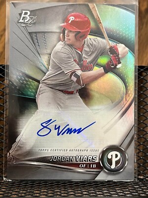 JORDAN VIARS 2022 BOWMAN PLATINUM ROOKIE PHILLIES AUTOGRAPH AUTO RC | eBay