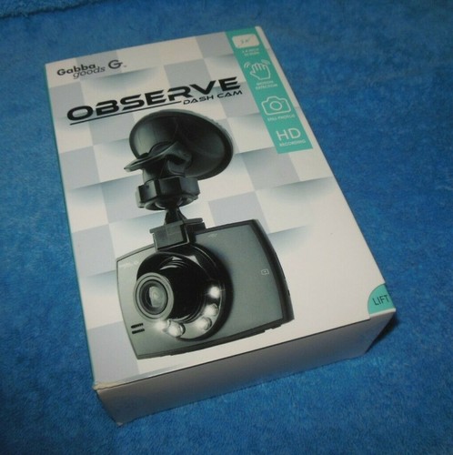 Gabba Goods Observe Car Dash Cam with Mount & Charger NEW | eBay