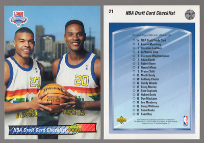 1992-93 Upper Deck 'NBA Draft Card Checklist' - #21 | eBay