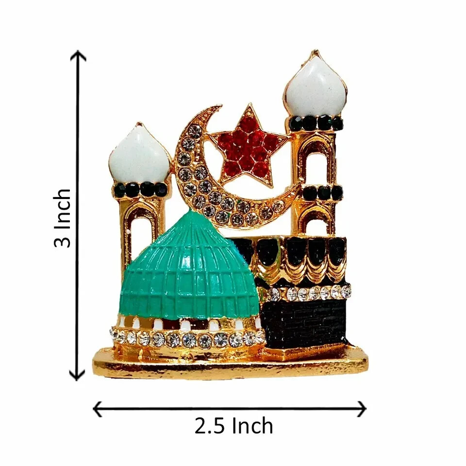 Islamic Religious Symbol Allah Sign Gold Plated Statue for Car Home ...