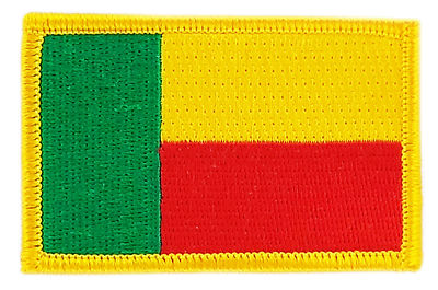 FLAG PATCH PATCHES BENIN IRON ON COUNTRY EMBROIDERED WORLD FLAG | eBay