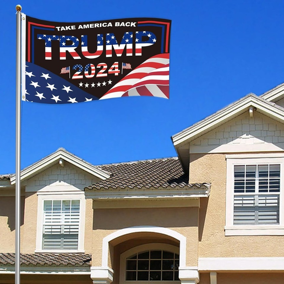 Trump 2024 Flag 3x5 FT President Trump Flag Take America Back Banner ...
