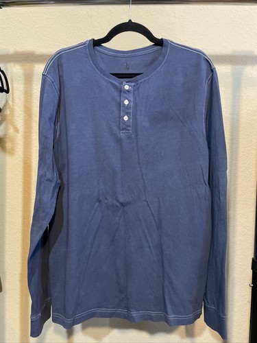 Hurley Henley Blue Large - See Description | eBay