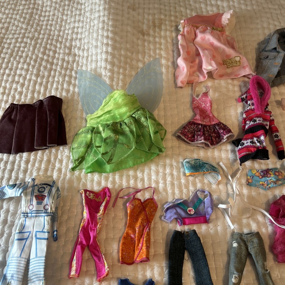 Huge Lot Of Mixed Barbie And Doll Clothing Condition Varies | eBay
