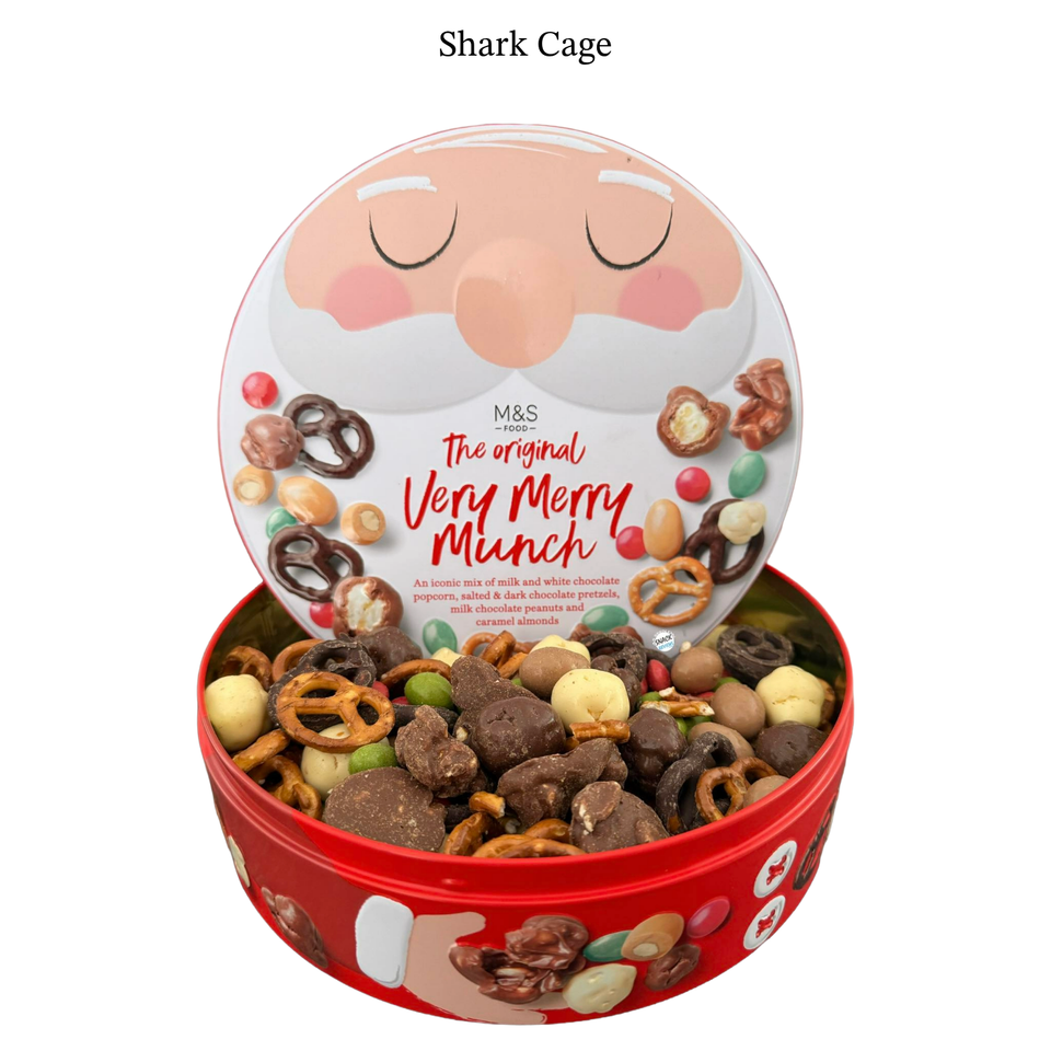 M&S The Original Very Merry Munch 460g Tin– Festive Chocolate & Nut ...